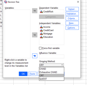 Decision Tree with SPSS: a step by step example – All the key